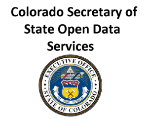 Colorado Secretary of State Open Data Services - Large Data Program ...